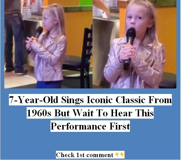 7-Year-Old Sings Iconic Classic From 1960s But Wait To Hear This ...