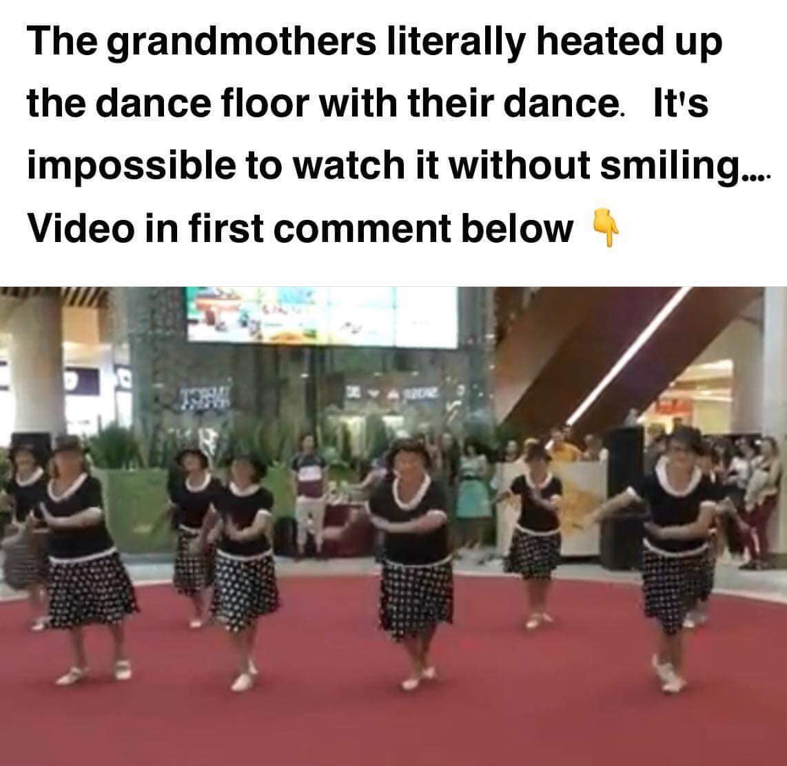 The grandmothers literally heated up the dance floor with their dance ...
