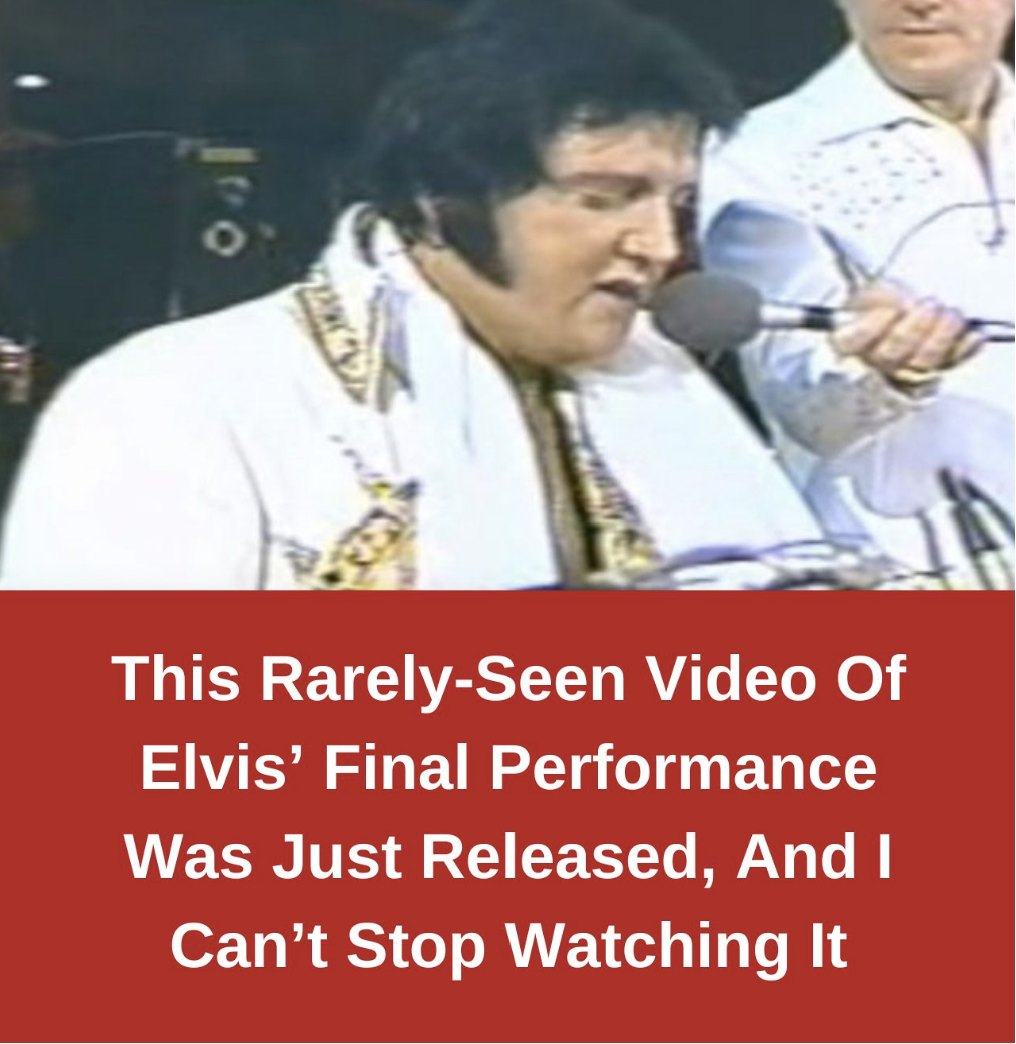 This Rarely-Seen Video Of Elvis’ Final Performance Was Just Released ...
