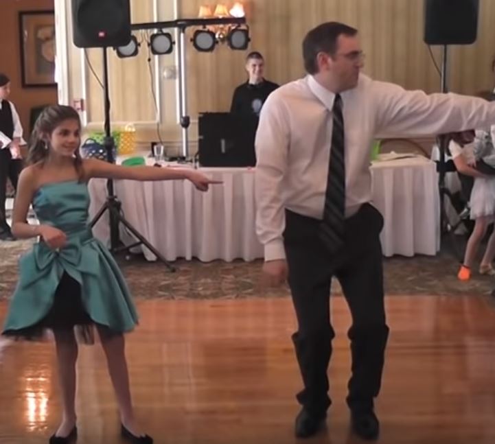 A Girl Calls Her Awkward Dad To The Dance Floor, And Then He Steals The ...