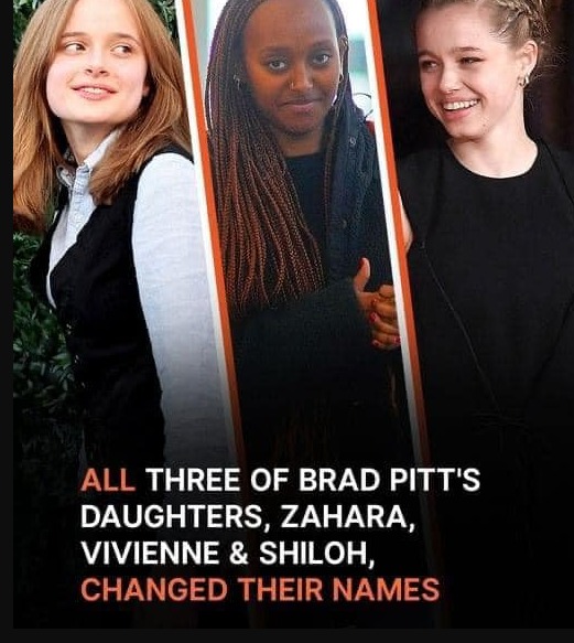 Now ALL of Pitt’s daughters will be known differently. The girls’ NEW ...