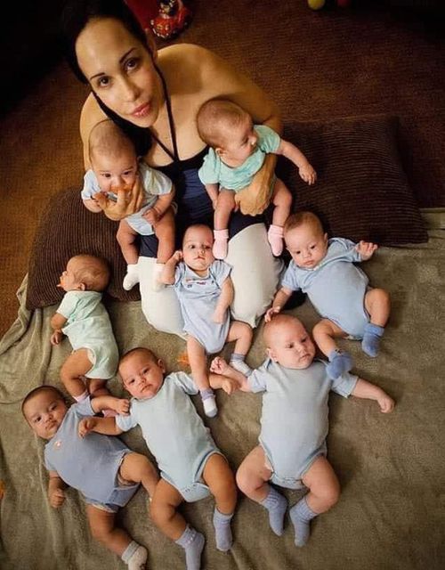 Nadya Suleman, A Mom Of Octuplets, Celebrates Their 15th Birthday.