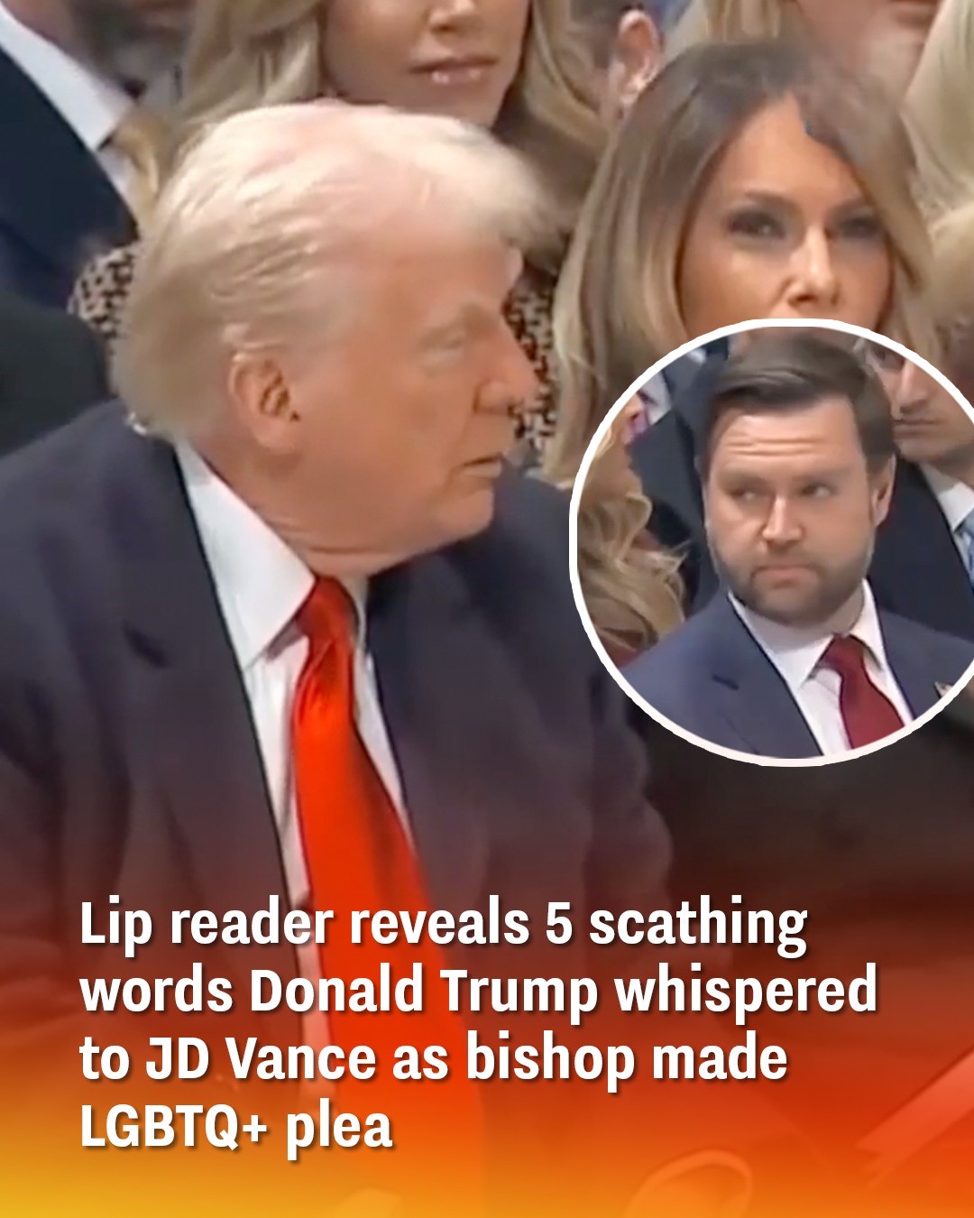 Lip reader reveals 5 scathing words Donald Trump whispered…