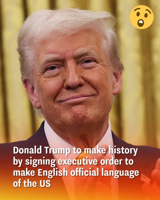 Donald Trump to make history by signing executive order to make English ...