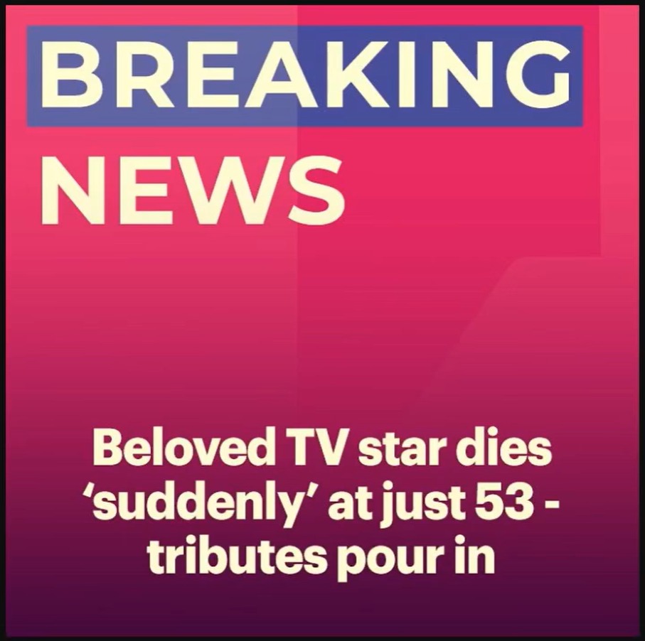 ‘suddenly at home’ at the age of 53