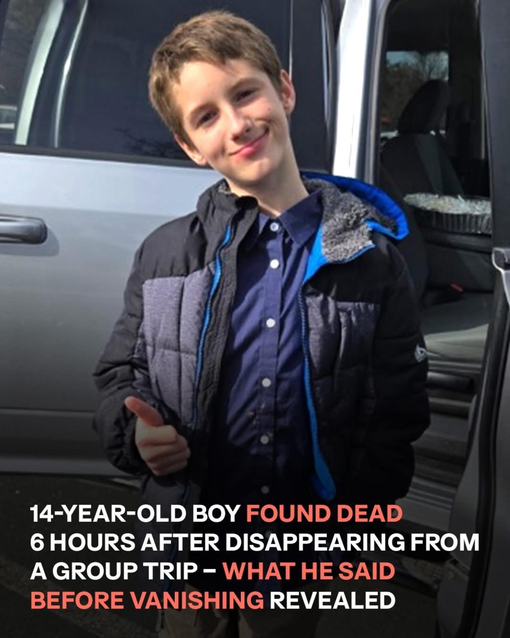 Tragic End: Missing 14-Year-Old Andrew Roberts Found Dead During Trip